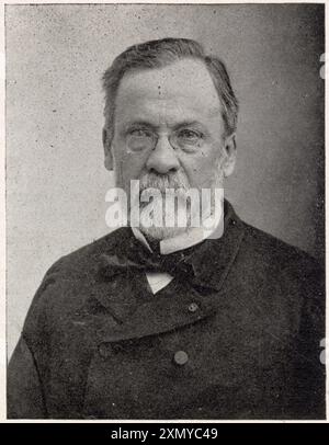 Louis Pasteur, french chemist, pharmacist and microbiologist. Draw from ...