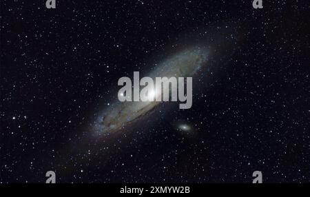 astrophotography of the Andromeda galaxy using a 100-300mm kit lens at ...