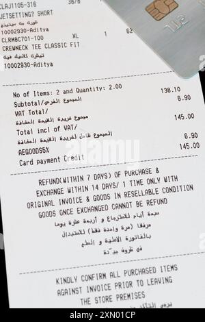 United Arab Emirates, Dubai, Januyary 1st, 2018. Introduction of Value ...