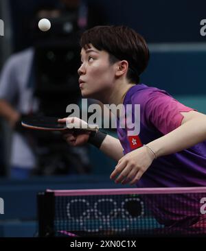 Lim Jong-hoon of South Korea celebrates after scoring against Xu Xin of ...