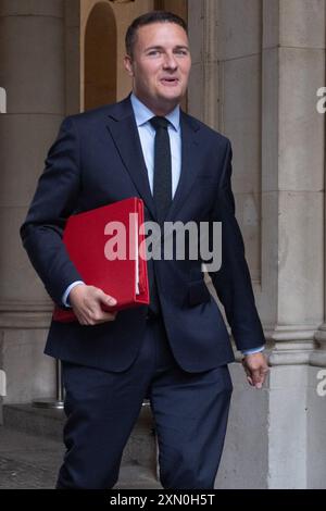 Health Secretary Wes Streeting arrives at BBC Broadcasting House in ...