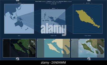 Pulau Aiduma in the Arafura Sea - belonging to Indonesia. Described ...