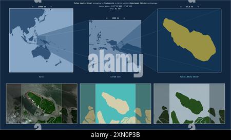 Pulau Amutu Besar in the Ceram Sea - belonging to Indonesia. Described ...
