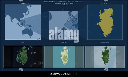 Balabac Island in the Sulu Sea - belonging to Philippines. Described ...