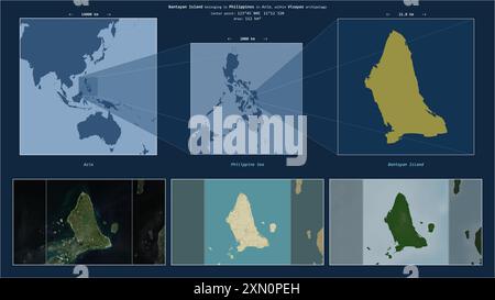 Bantayan Island in the Philippine Sea, belonging to Philippines ...
