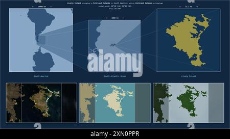 Lively Island in the South Atlantic Ocean - belonging to Falkland ...