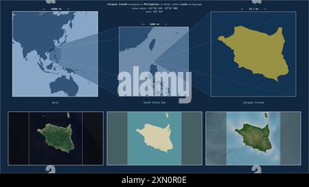 Calayan Island in the South China Sea, belonging to Philippines ...
