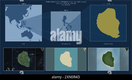 Romblon Island in the Philippine Sea, belonging to Philippines ...