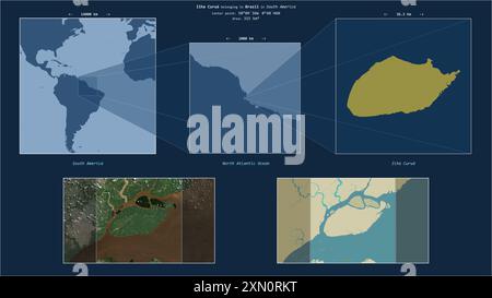 Ilha Curua in the North Atlantic Ocean - belonging to Brazil. Described ...