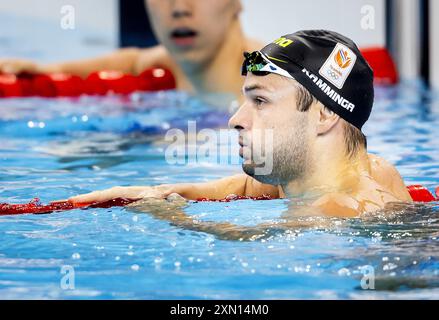 PARIS - Arno Kamminga after the 200 meter school, on the fifth day of ...