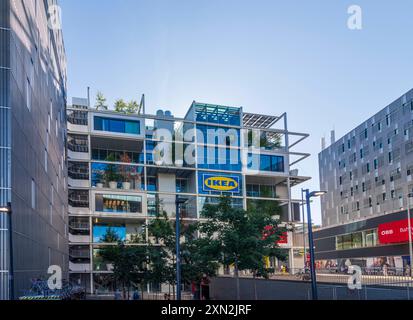 Ikea shop at station Westbahnhof Vienna 15. Rudolfsheim-Fünfhaus Wien ...