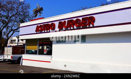 ASTRO BURGER, fast food restaurant located at 7475 Santa Monica Blvd ...
