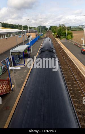 Corbridge Railway Station in Northumberland Stock Photo - Alamy