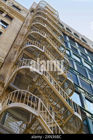 A massive curved fire escape is the most prominent feature of Gramercy ...