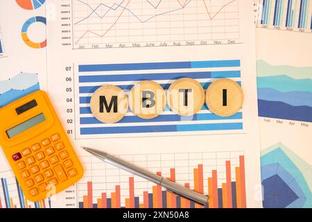 MBTI Myers Briggs type indicator symbol. Concept words MBTI Myers ...