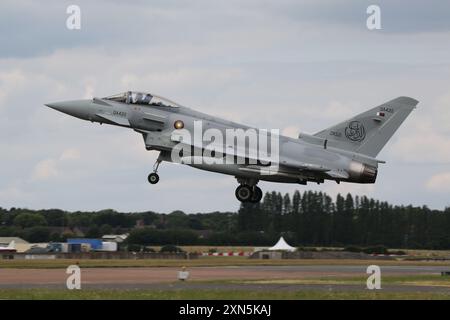 Qatari Emiri Air Force - Eurofighter Typhoon, arriving at RAF Fairford ...