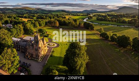 Cornhill Castle, Biggar, South Lanarkshire, Scotland, UK Stock Photo ...