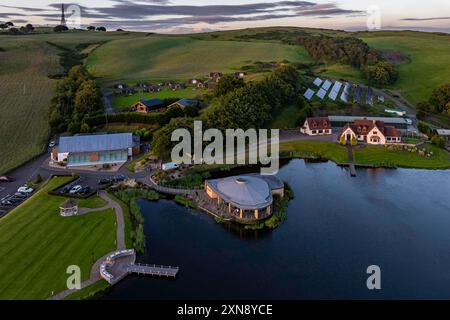 Bathgate, West Lothian, Scotland, UK. 27th October 2025. Large red ...