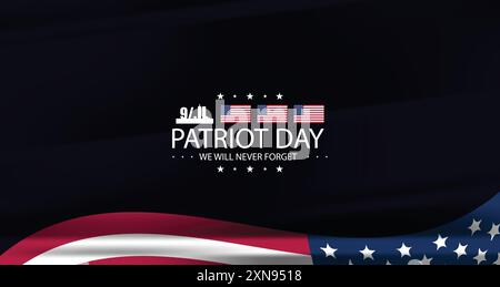 Honoring the Heroes of 911 Patriot Day USA Stock Vector Image & Art - Alamy