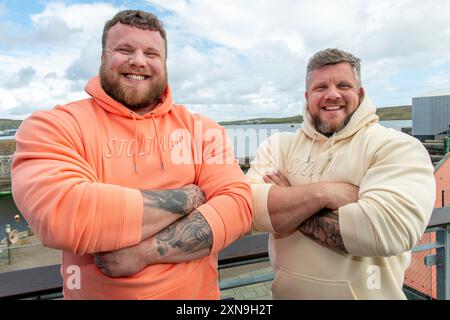 Tom and Luke Stolman the worlds strongest man and europeans strongest ...