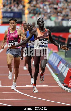 Dominic Lokinyomo LOBALU of Switzerland wins the mens 3000 metres at ...