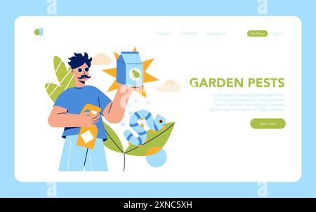 Integrated Pest Management concept. Agricultural professionals using ...