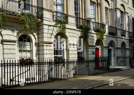 Fitzroy Square House Fronts, Fitzrovia, Borough Of Camden, London ...