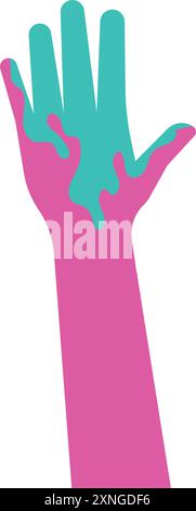 Colored hand icon Vector Stock Vector Image & Art - Alamy