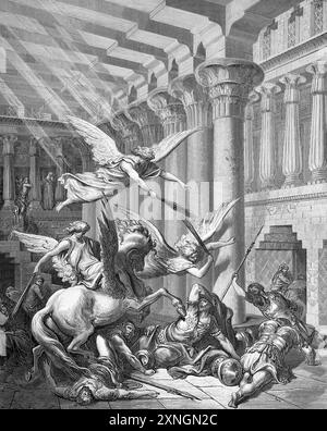 Heliodorus Is Cast Down by Gustave Dore Stock Photo - Alamy