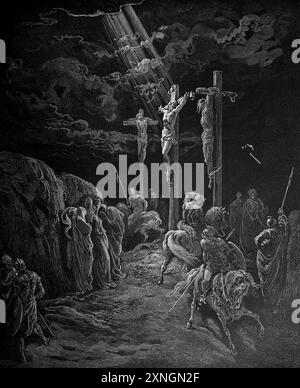 Gustave Dore Crucifixion of Jesus Stock Photo - Alamy