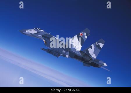 Sukhoi Su-27 (Сухой Су-27; NATO reporting: Flanker) is a Soviet-origin ...