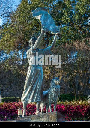 Florence Martus, known as the Waving Girl of Savannah, was a local icon ...