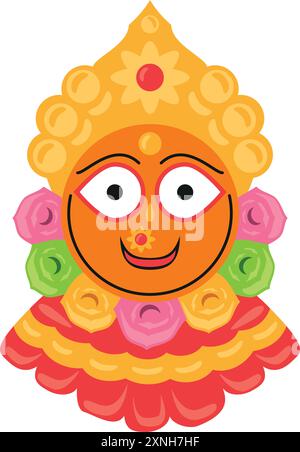 chariot of Lord Jagannath, Balabhadra and Subhadra on annual Rathayatra ...