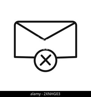 Close icon linear vector graphics sign or symbol set for web app ui Stock Vector Image & Art - Alamy