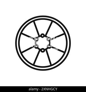 rebound icon linear vector graphics sign or symbol set for web app ui ...