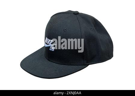 Nike SB black baseball cap isolated on white background Stock Photo - Alamy