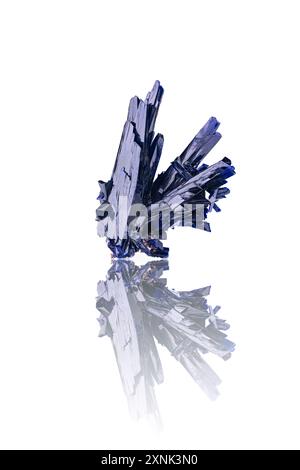 Azurite. Specimen from Morocco. photography isolated on black ...