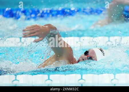 Erin Gemmell of the United States competes in the women's 200m ...