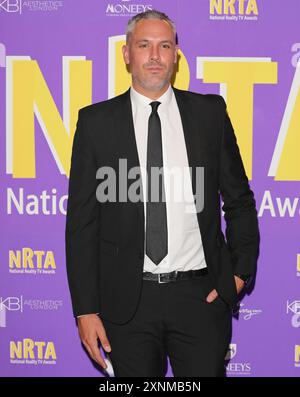 Mike Tuck attends National Reality TV Awards at Porchester Hall in ...