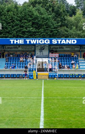 The Twigg Stand at Matlock Town FC's Stadium (Landscape Stock Photo - Alamy