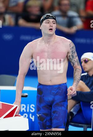 Ireland’s Thomas Fannon before the men’s 50m Freestyle Semifinal at the ...