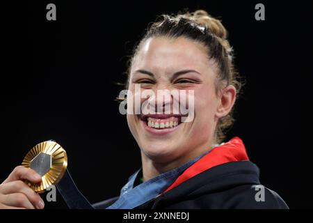 BELLANDI Alice of Italy, gold, celebrates during an award ceremony of ...