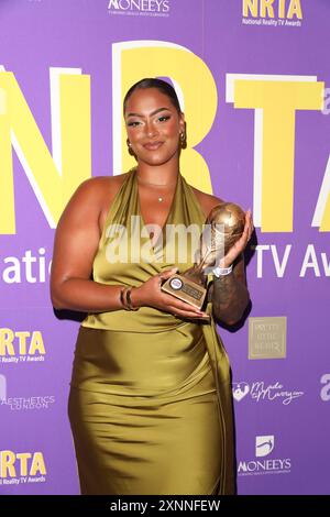 Shania Parris attends National Reality TV Awards at Porchester Hall in ...