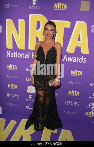 Zoe Carmichael attends National Reality TV Awards at Porchester Hall in ...