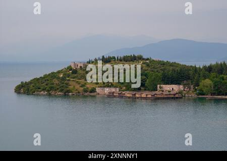Trpejca village a famous tourist spot on Lake Ohrid and Galicica ...