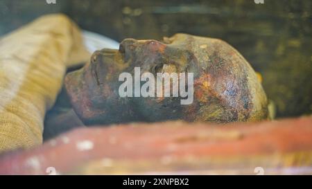 Mummy of Yuya, Museum of Egyptian Antiquities, Cairo Stock Photo - Alamy