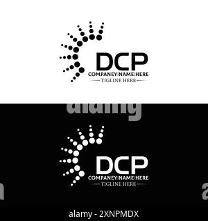 DCP logo. D C P design. White DCP letter. DCP, D C P letter logo design ...
