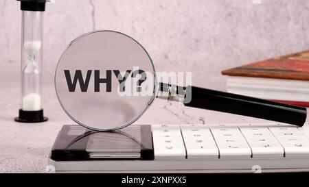 WHY alphabet letters through a magnifying glass in a letter peeking out ...