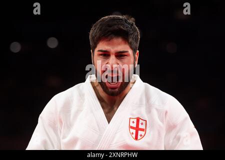 EICH Daniel (Schweiz, weiß), FRA, Olympische Spiele Paris 2024, Judo, Herren bis 100 kg ...