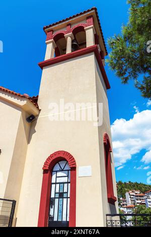 Orthodox Church of Taxiarch Angels, Neos Marmaras, Greece Stock Photo ...